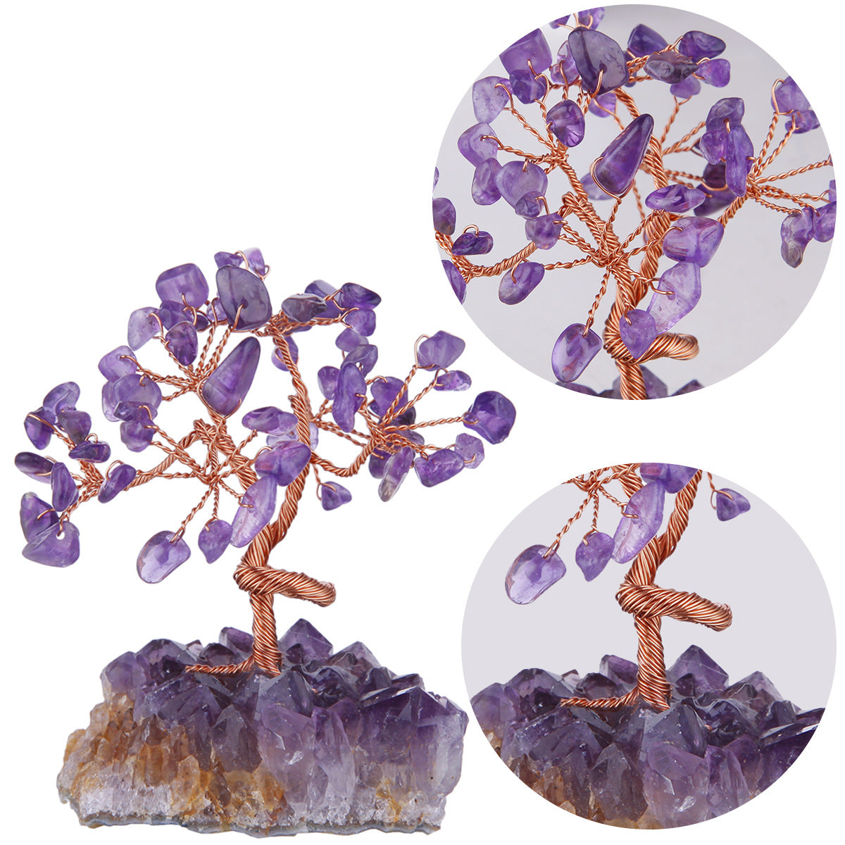 6.5 Inches Healing Crystal Tree Statues – Zenbless